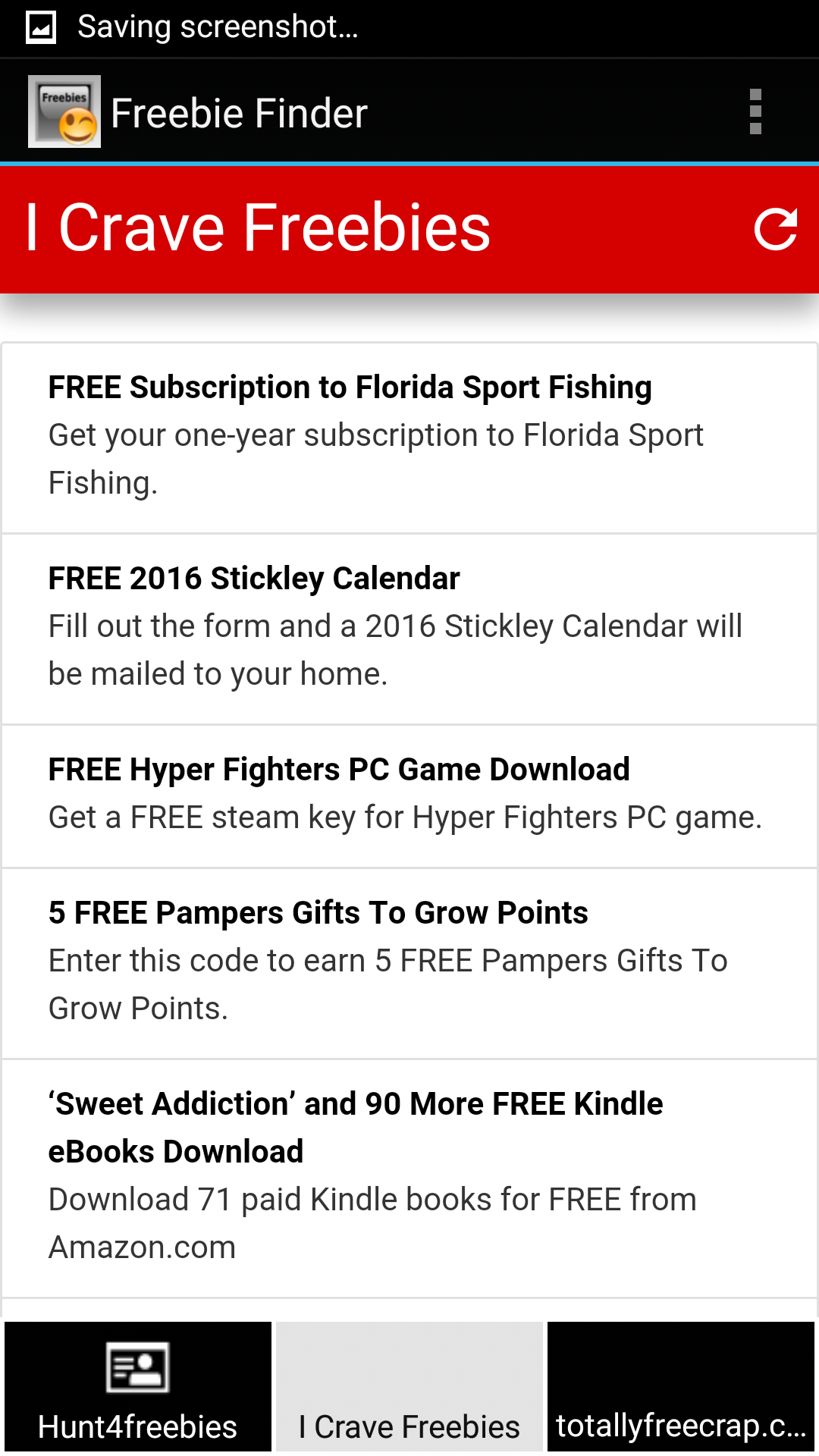 Freebie Finder - App on Amazon Appstore