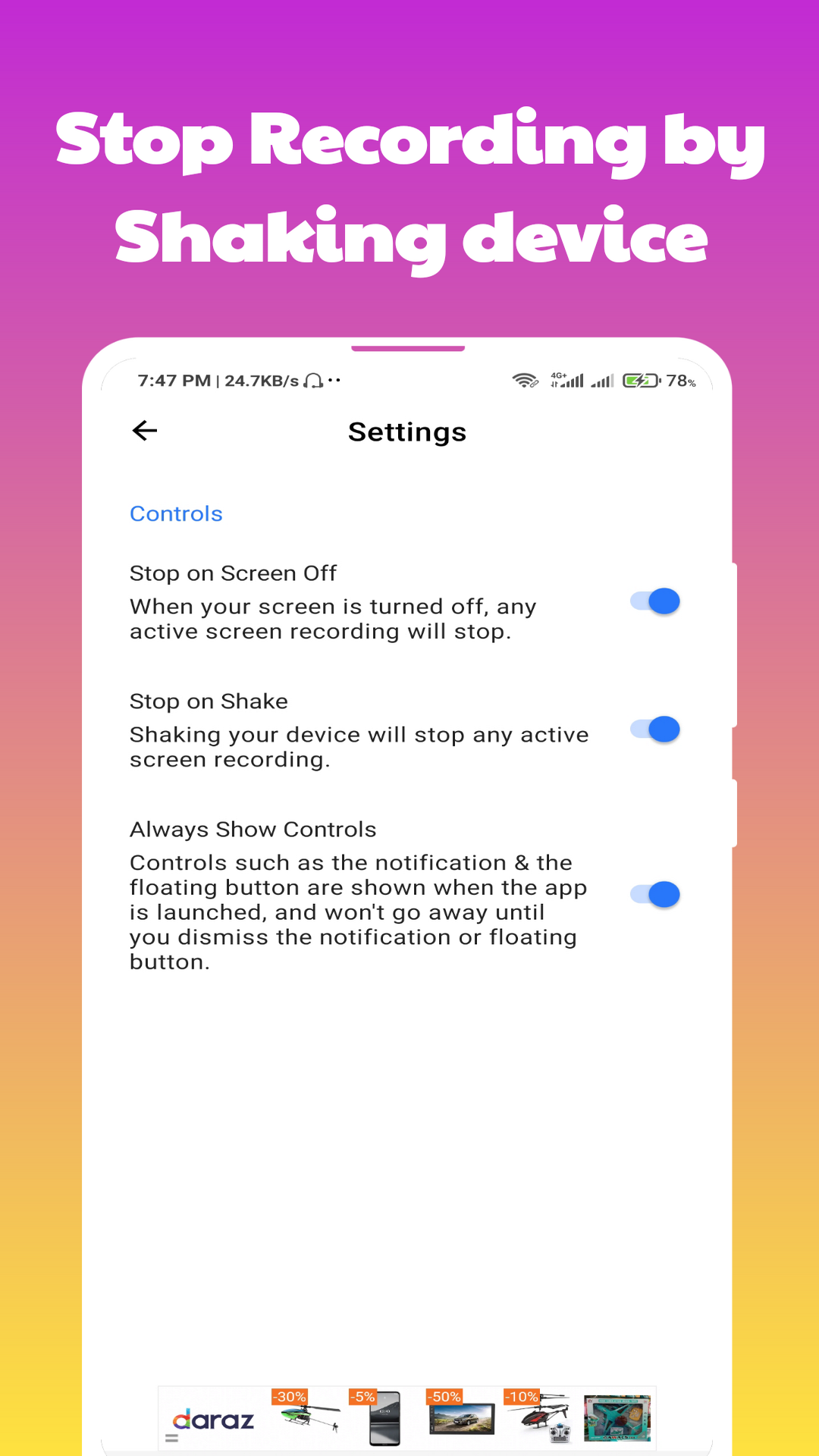 Screen Recorder with Audio - No Watermark - App on Amazon Appstore