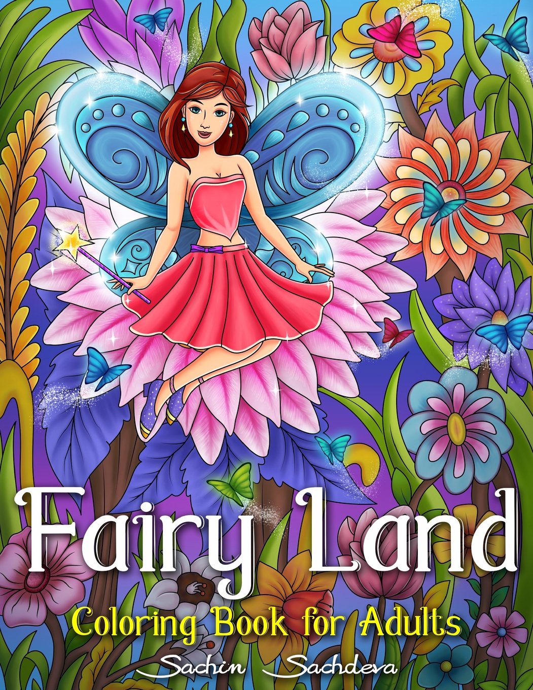 Amazon.com: Fairy Land: Enchanted Fantasy Coloring Book for Adults ...