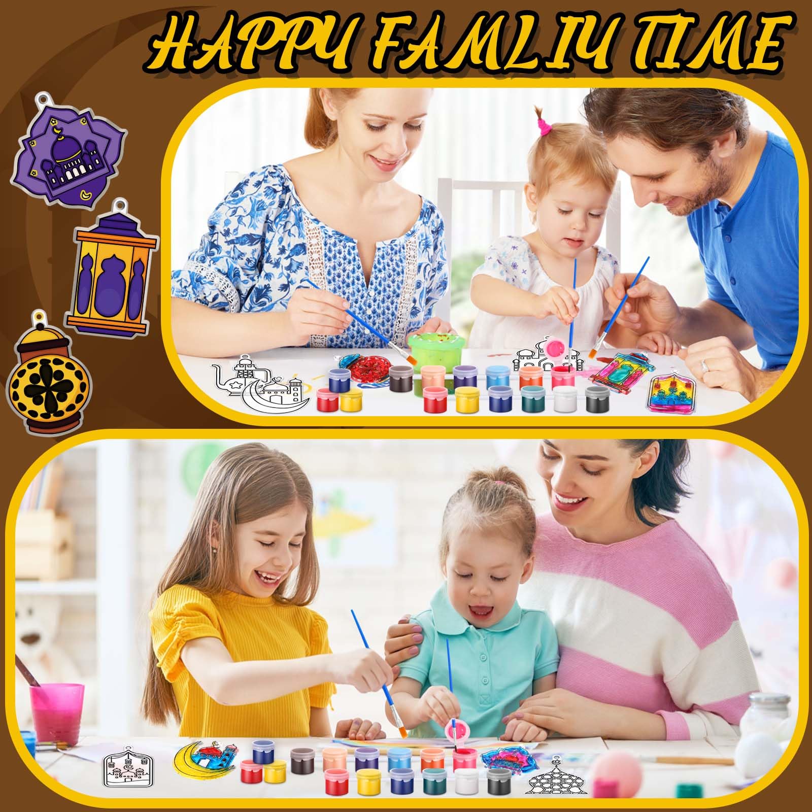 Snapklik.com : Cholemy 24 Sets Eid Al Fitr Sun Catcher Kit Include ...