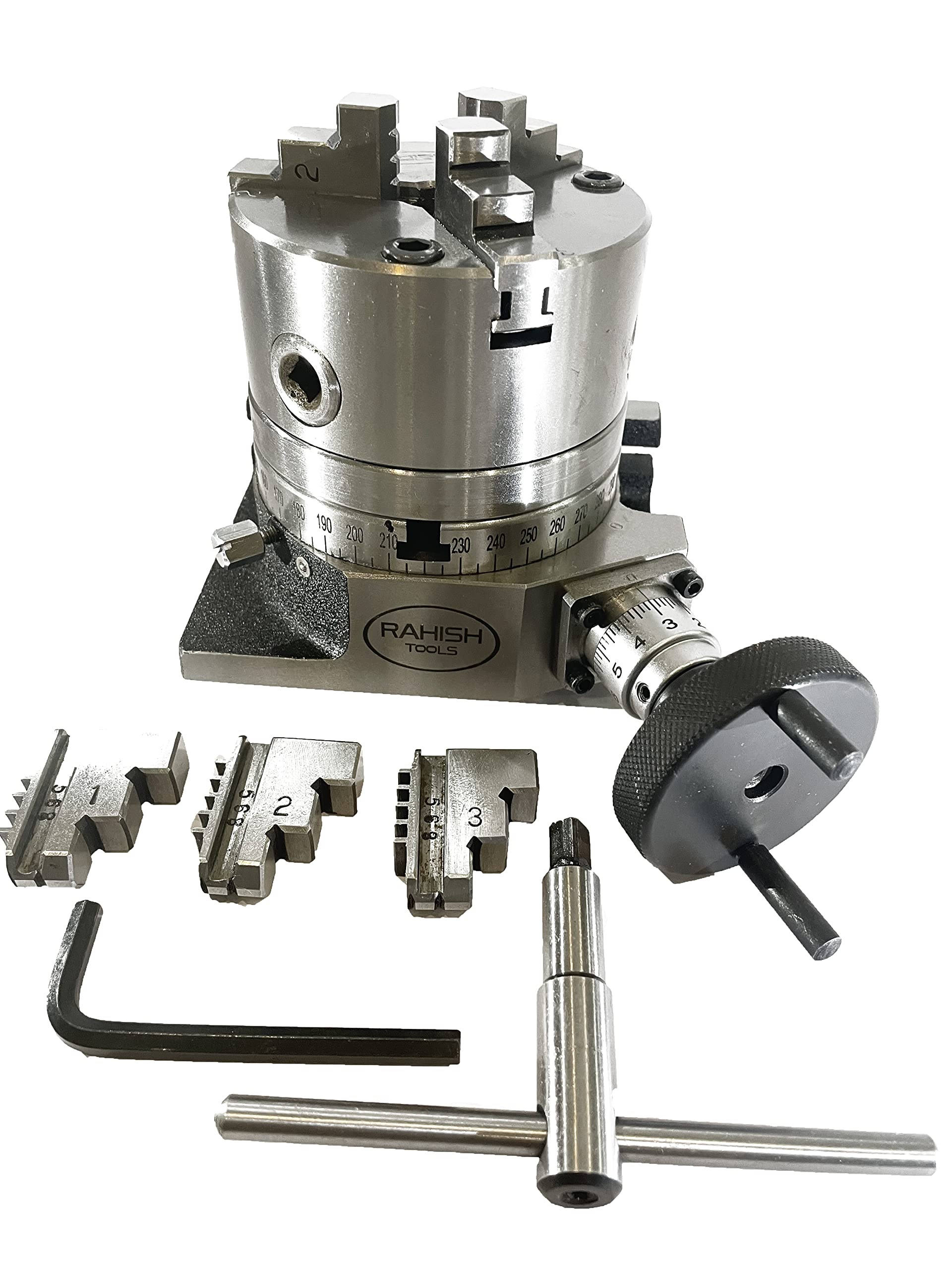 Rotary Table for Milling Machines 4" Inches (100mm) 4 Slots Horizontal ...