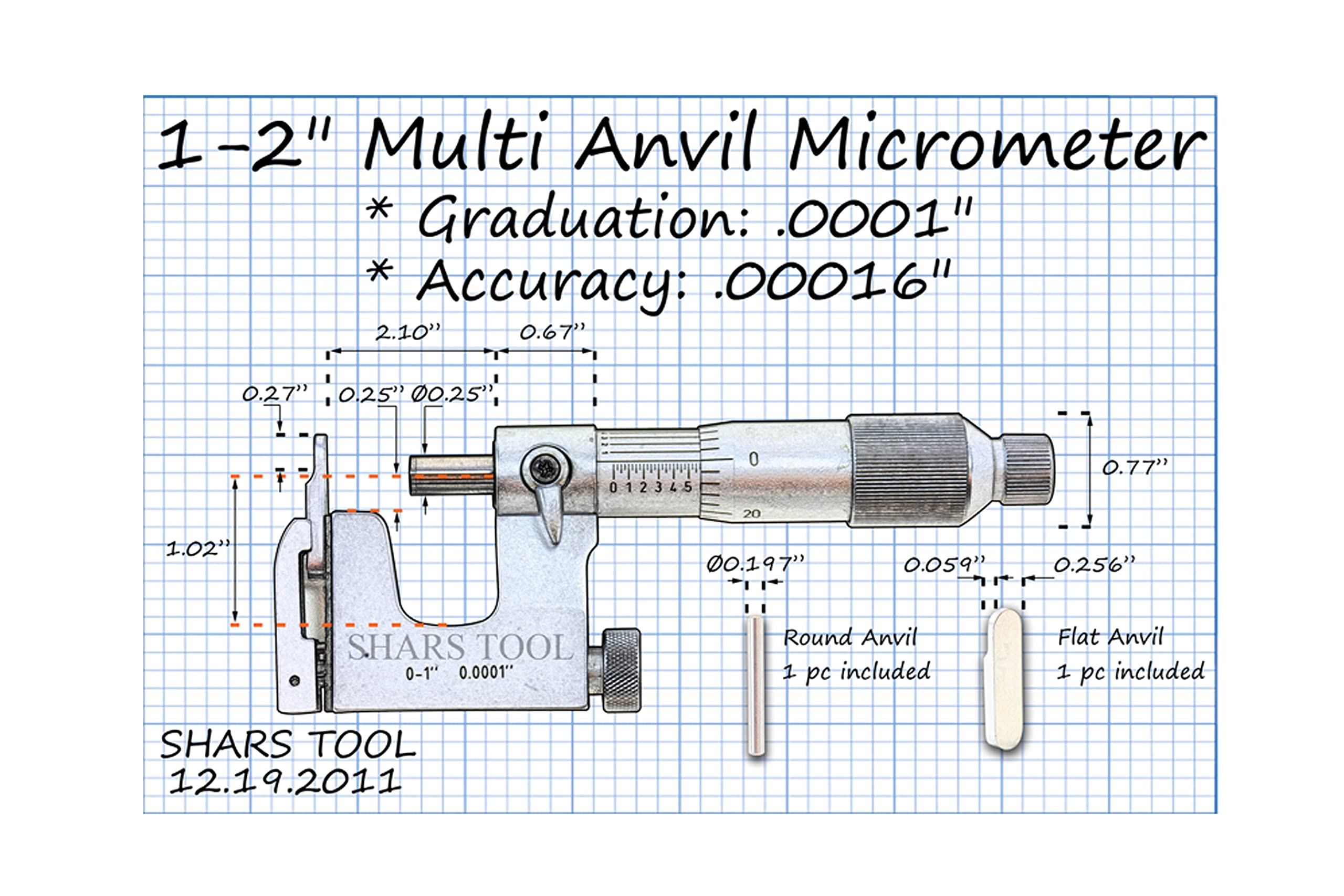Micrometer Parts Drawing