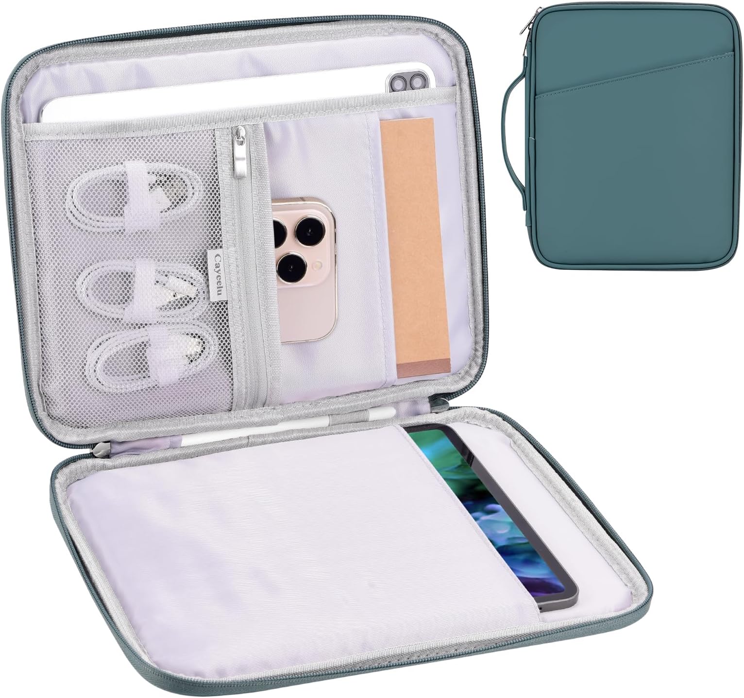 Amazon.com: 9-11 Inch Tablet Carrying Case, Padded Travel Sleeve Bag ...