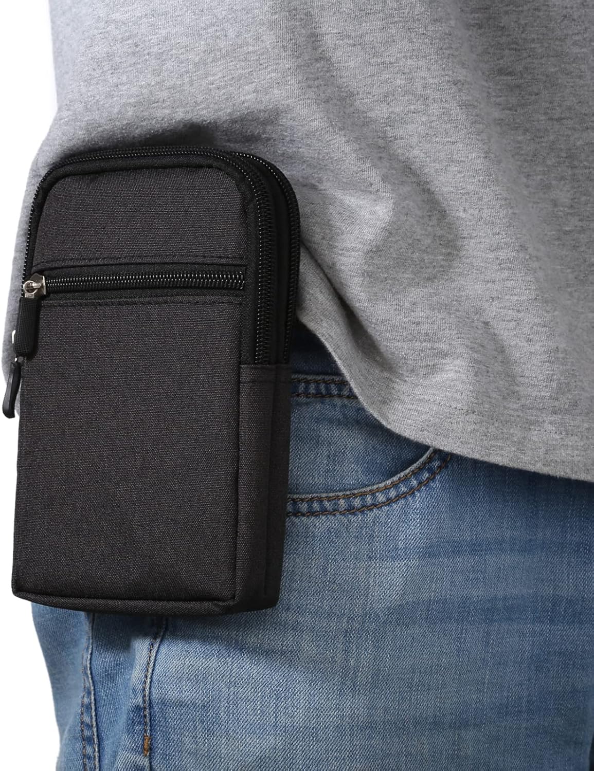 Amazon.com: Men's Mobile Phone Holster with Belt Clip, Cell Phone Belt ...