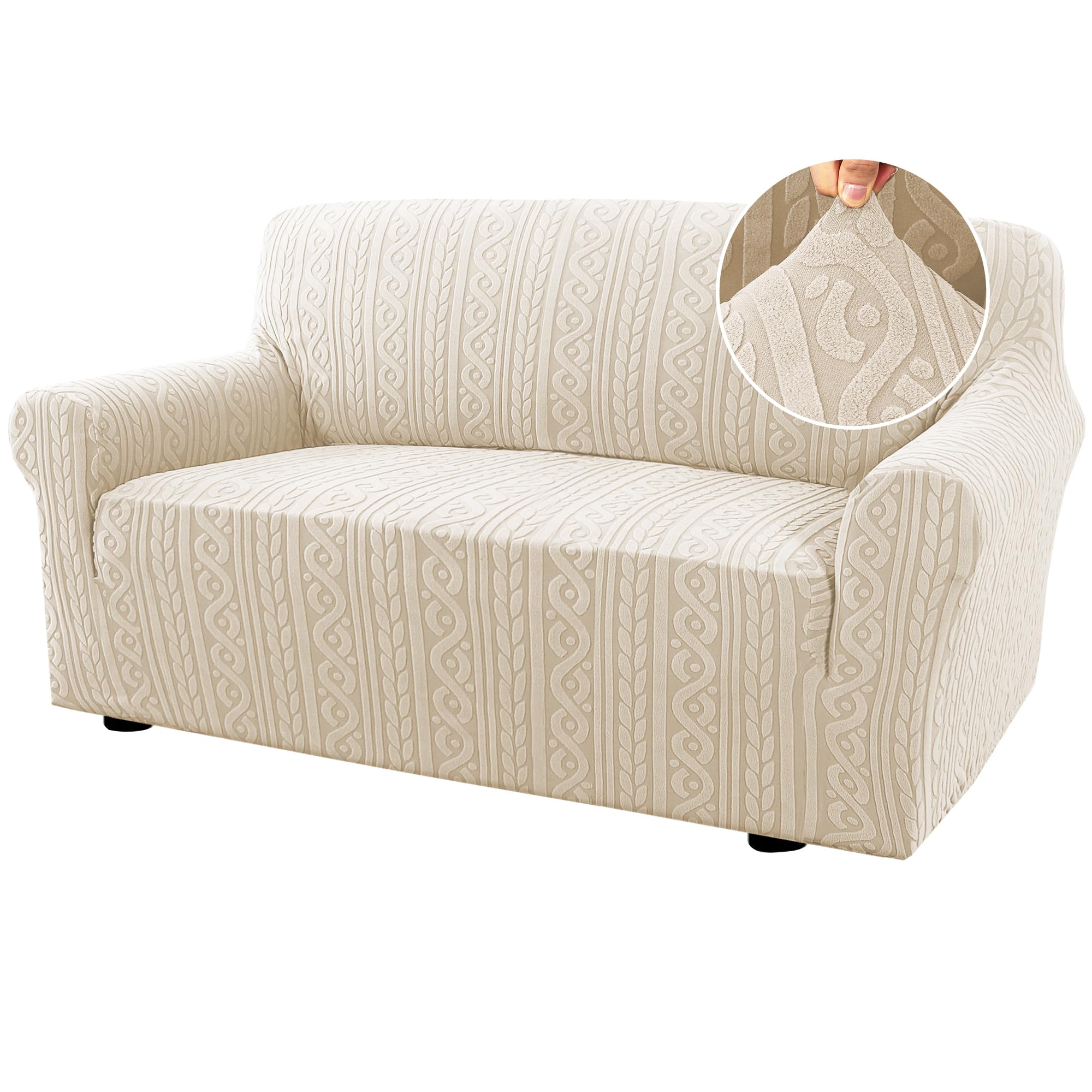 Amazon.com: H.VERSAILTEX Sofa Cover 1 Piece Stretch Couch Covers for ...