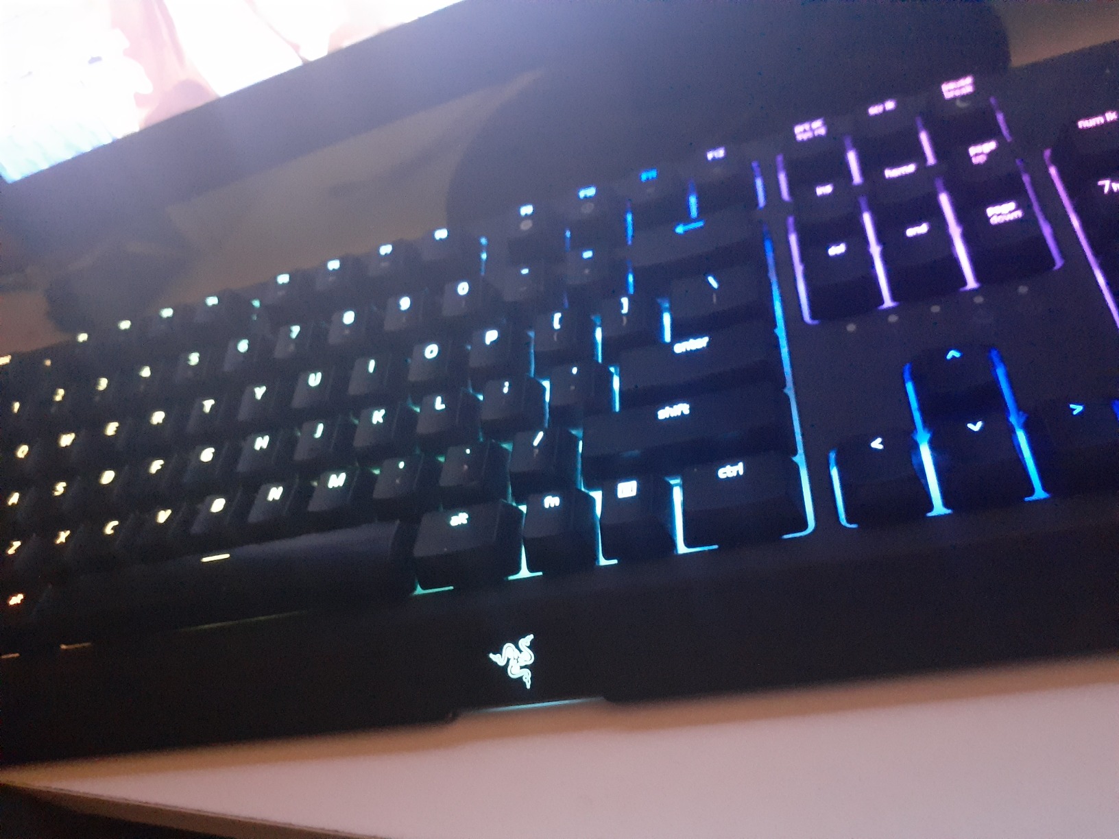 Razer BlackWidow Chroma Green Switch Mechanical Gaming Keyboard, Black ...