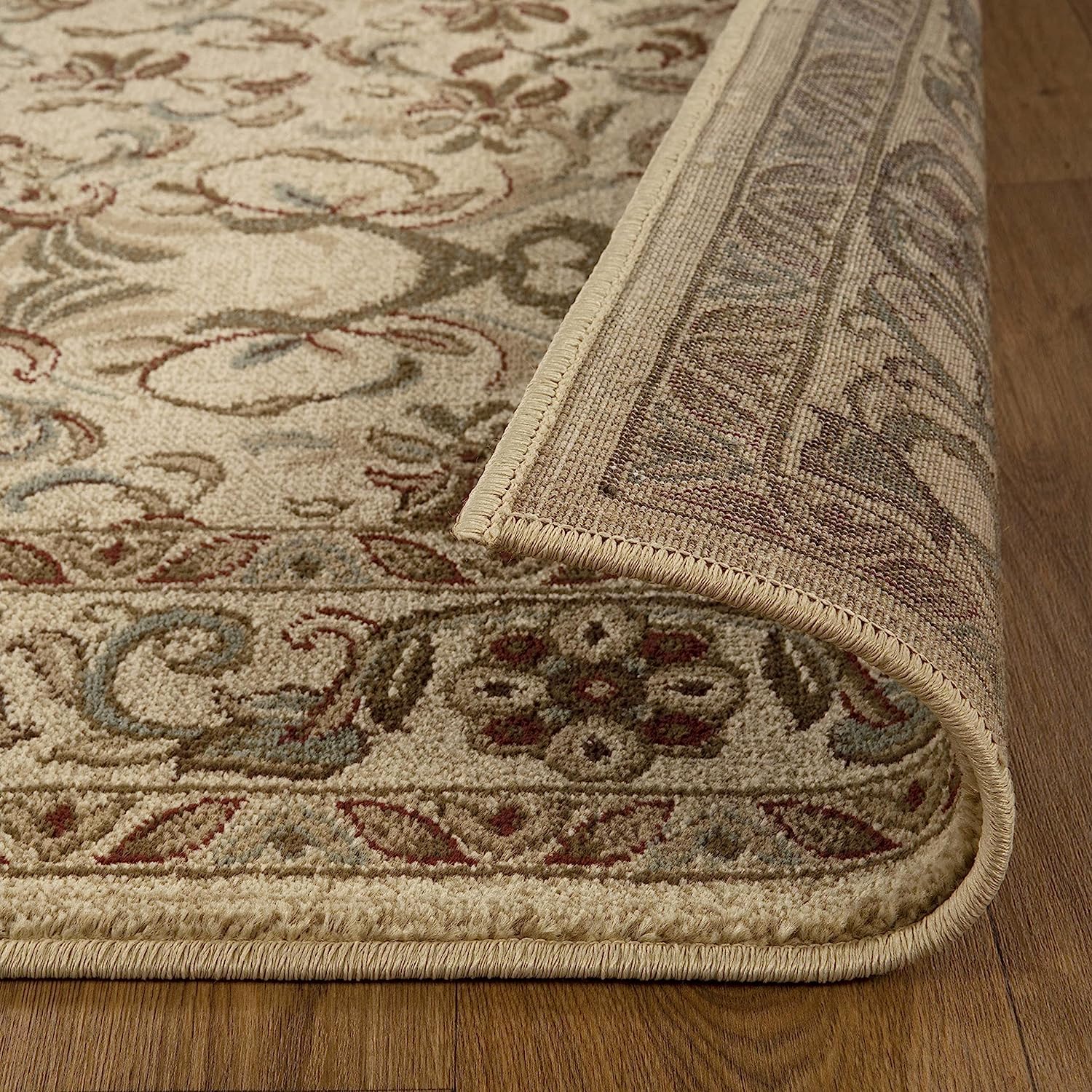 Superior Indoor Area Rug, Jute Backed Rugs for Bedroom, Living/Dining ...