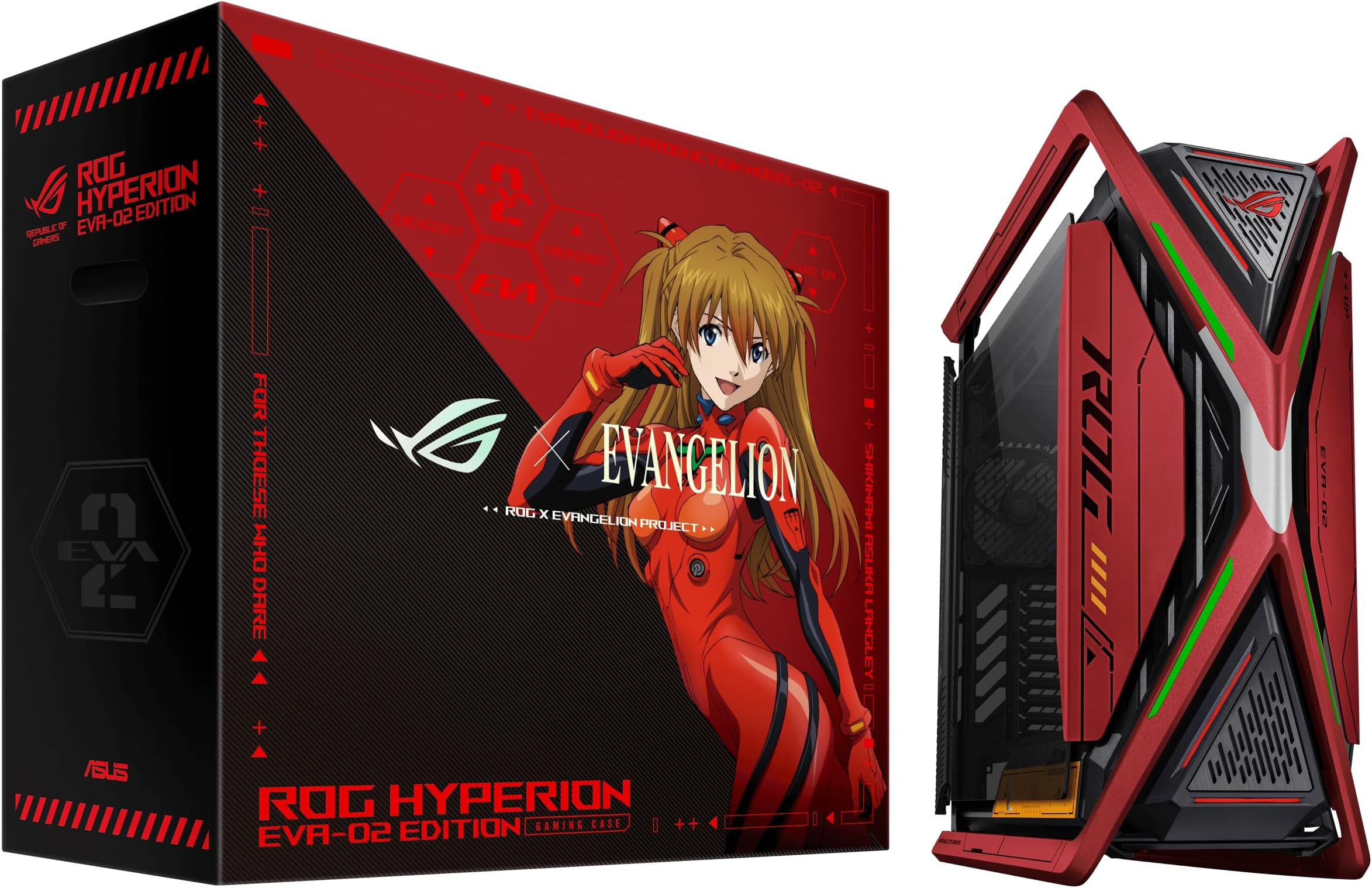 Amazon.com: ASUS ROG Hyperion GR701 EVA-02 EATX Full-Tower case w/semi ...