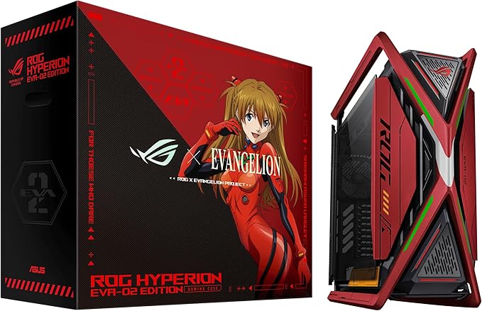 ASUS ROG Hyperion GR701 EVA-02 EATX Full-Tower case w/semi-Open ...