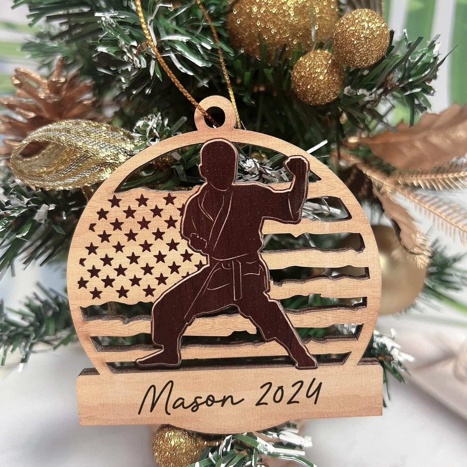Amazon.com: Karate Boy Ornament, Martial Arts Ornament - Karate ...