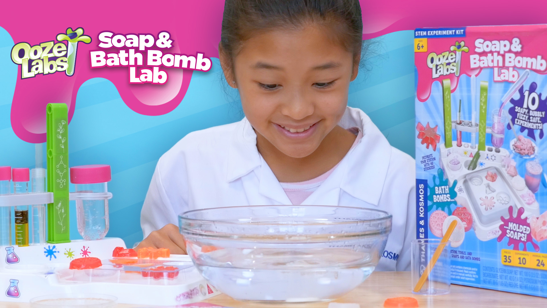 Thames Kosmos Ooze Labs: Soap Bath Bomb OPEN BOX - SantaBILT®
