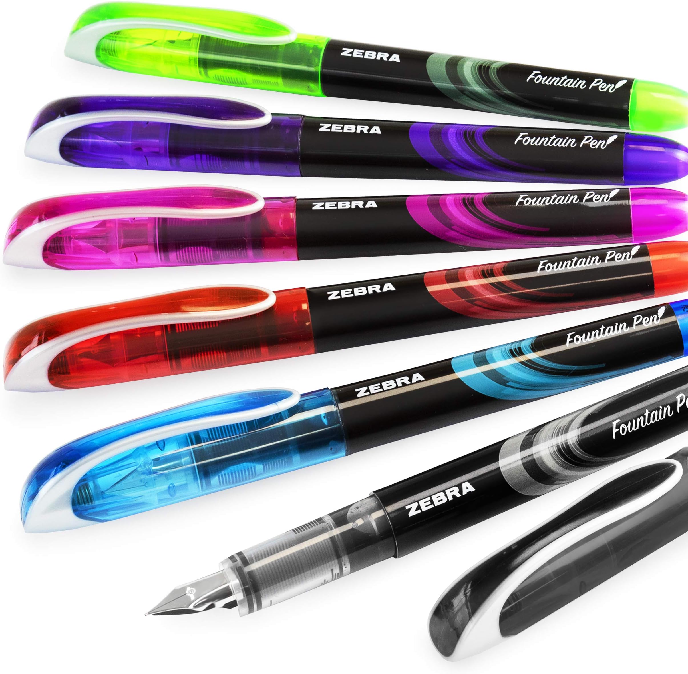 Zebra Pluma Fuente Desechable Z-Fountain Pen Estuche 5 Piezas ...