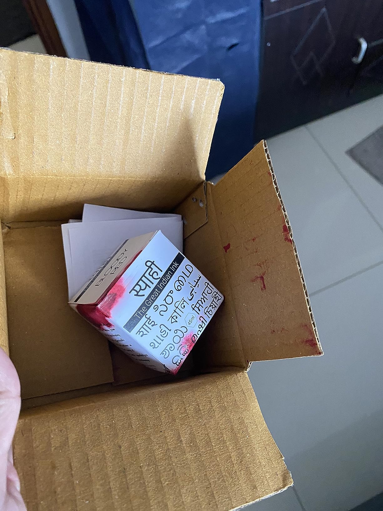 Syahi - The Great Indian Ink (Bloody Red) Fountain Pen, Calligraphy ...