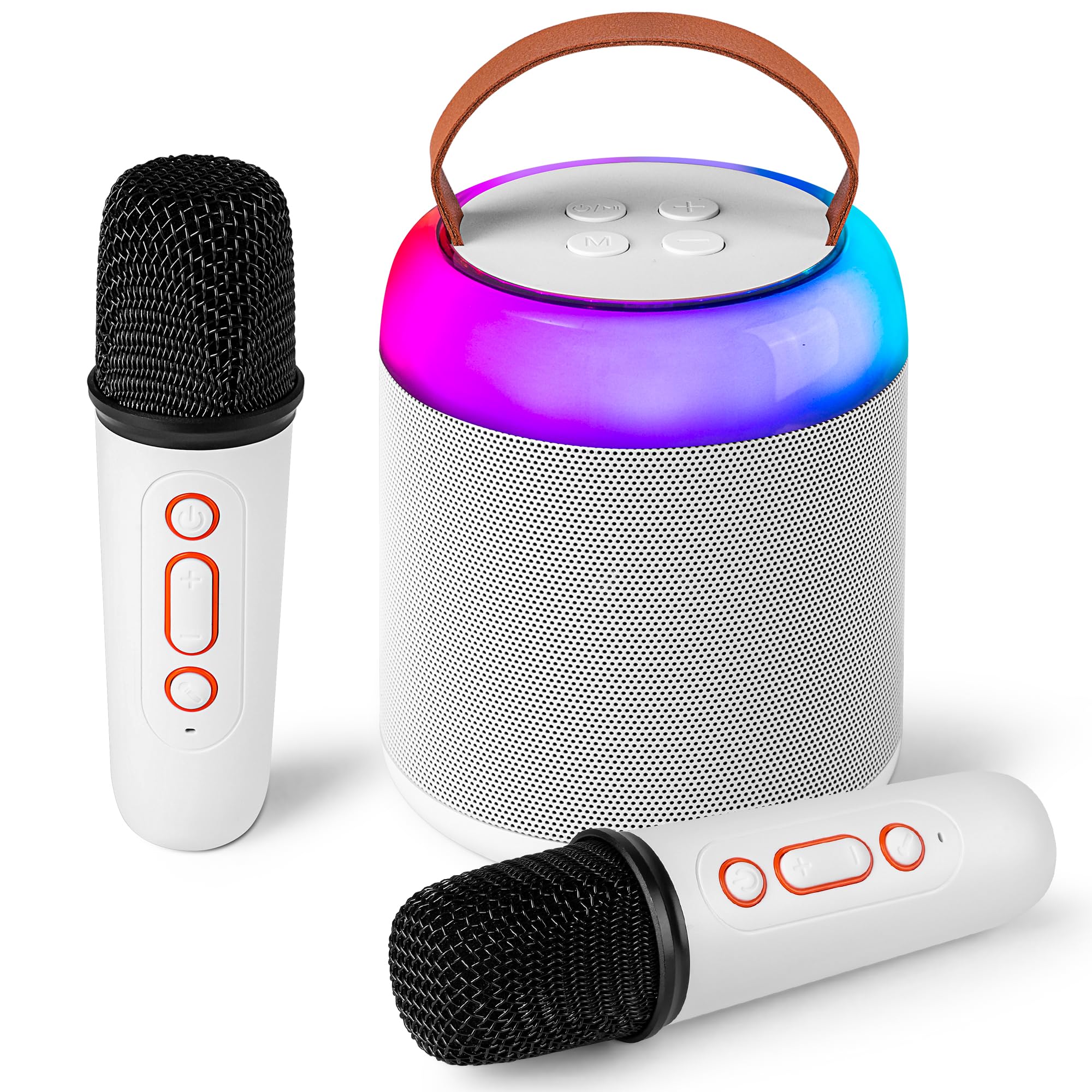 Mini Karaoke Machine Wireless Mics Kids Singing Machine Gift Mini ...