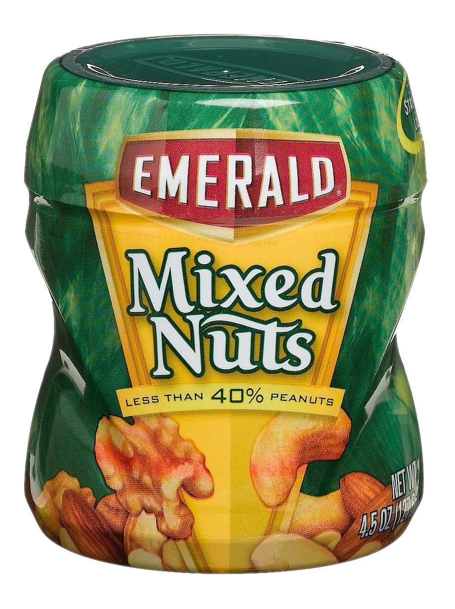 Amazon.com : Emerald Nuts Mixed Nuts, 4.5-Ounce Canisters (Pack of 12 ...