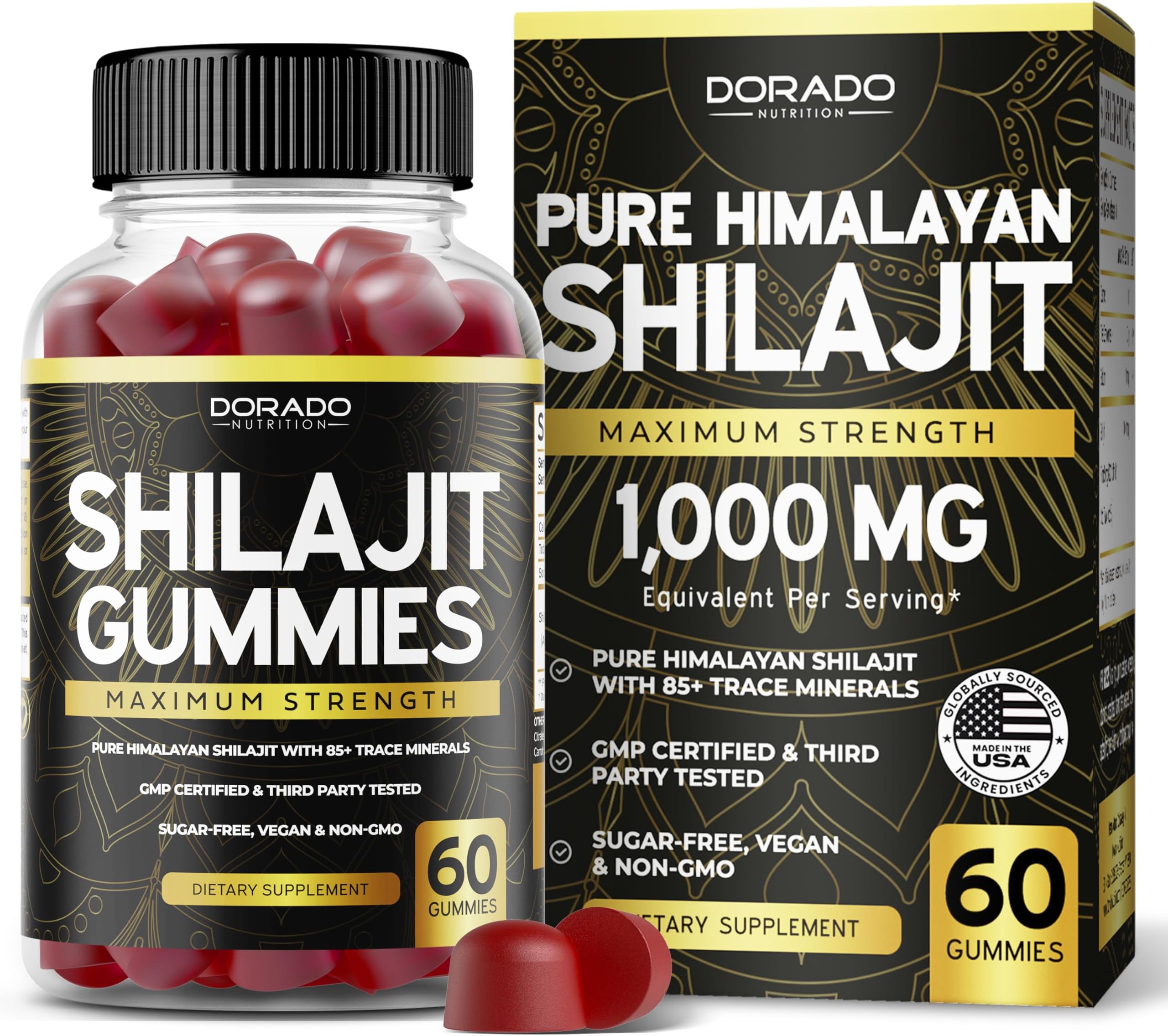 Amazon.com: Shilajit Gummies 1000mg (Pure Himalayan Shilajit Gummies ...