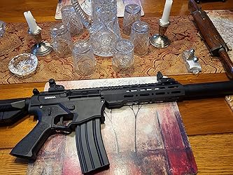 Amazon.com : Barra Air Guns 400e Full Auto Battery-Powered BB Gun ...