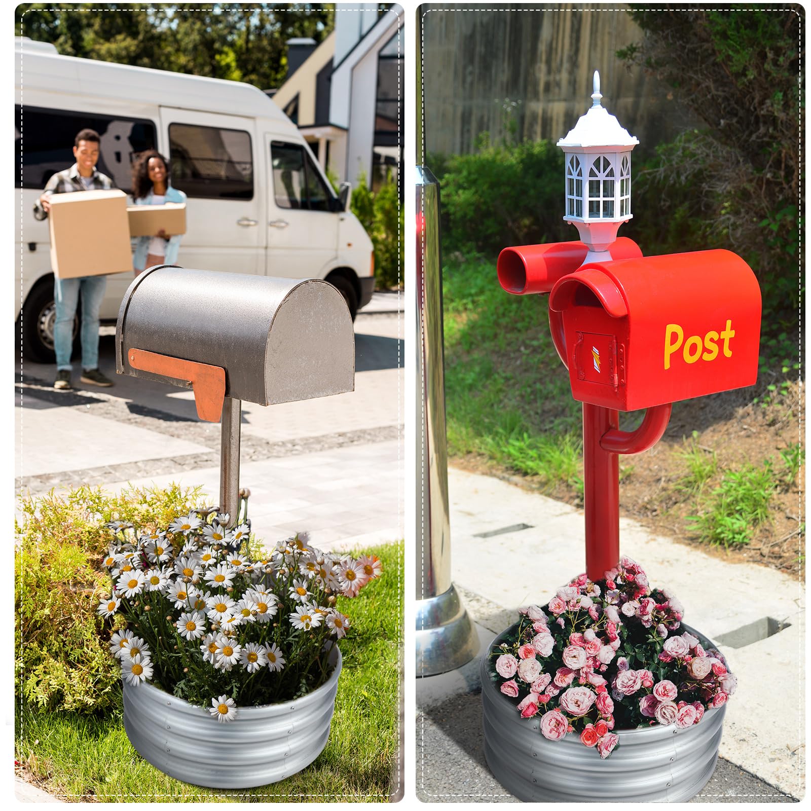 Mailbox Planter For Use Sprouts: Mailbox Planter Makeover Before And