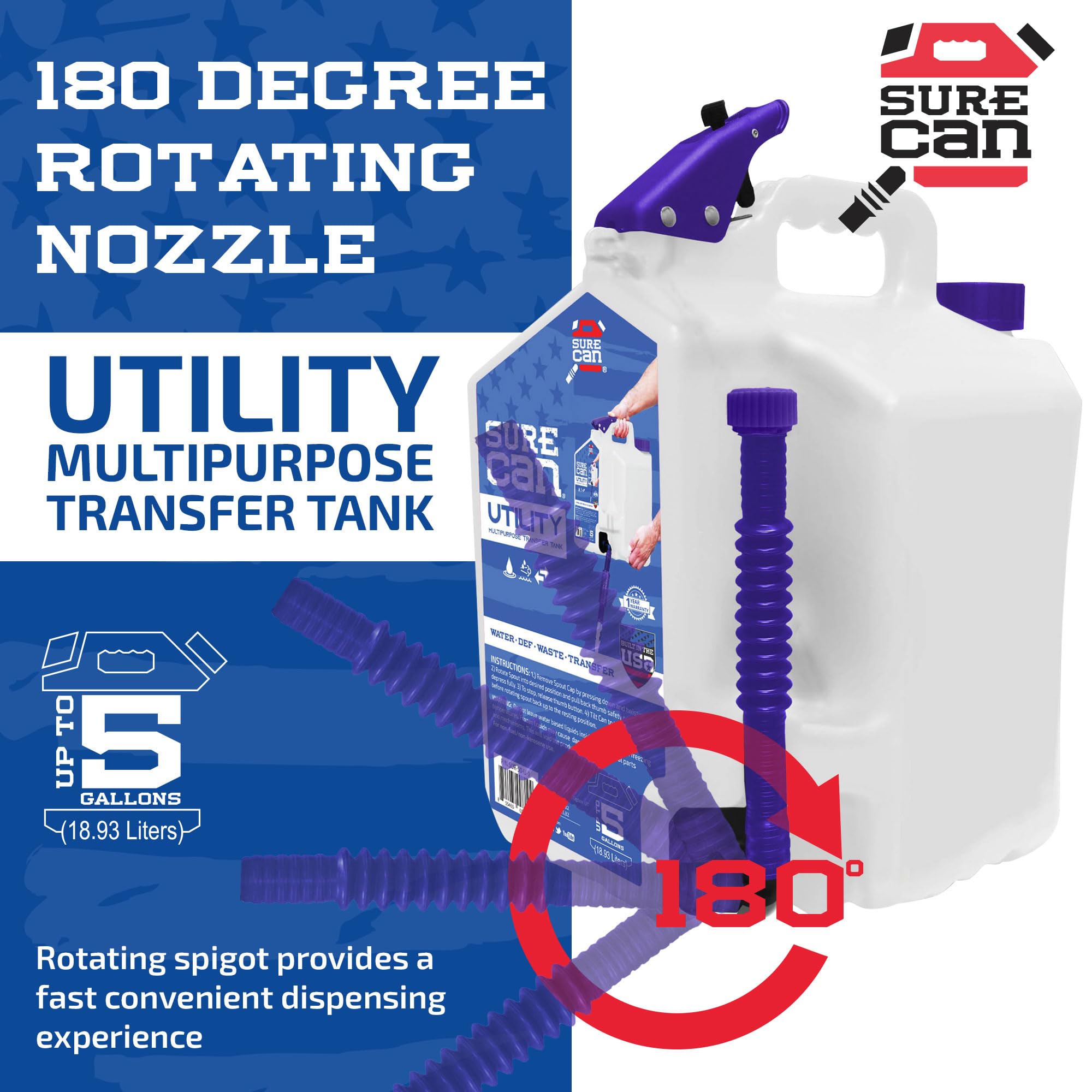 Snapklik.com : Surecan Transfer Tank & Water Dispenser