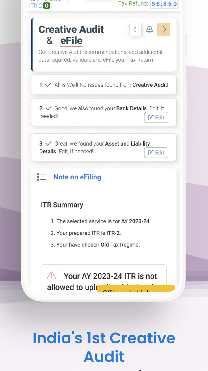 100% Free Income Tax Return, ITR e-Filing App. #1 Savings with Tax ...