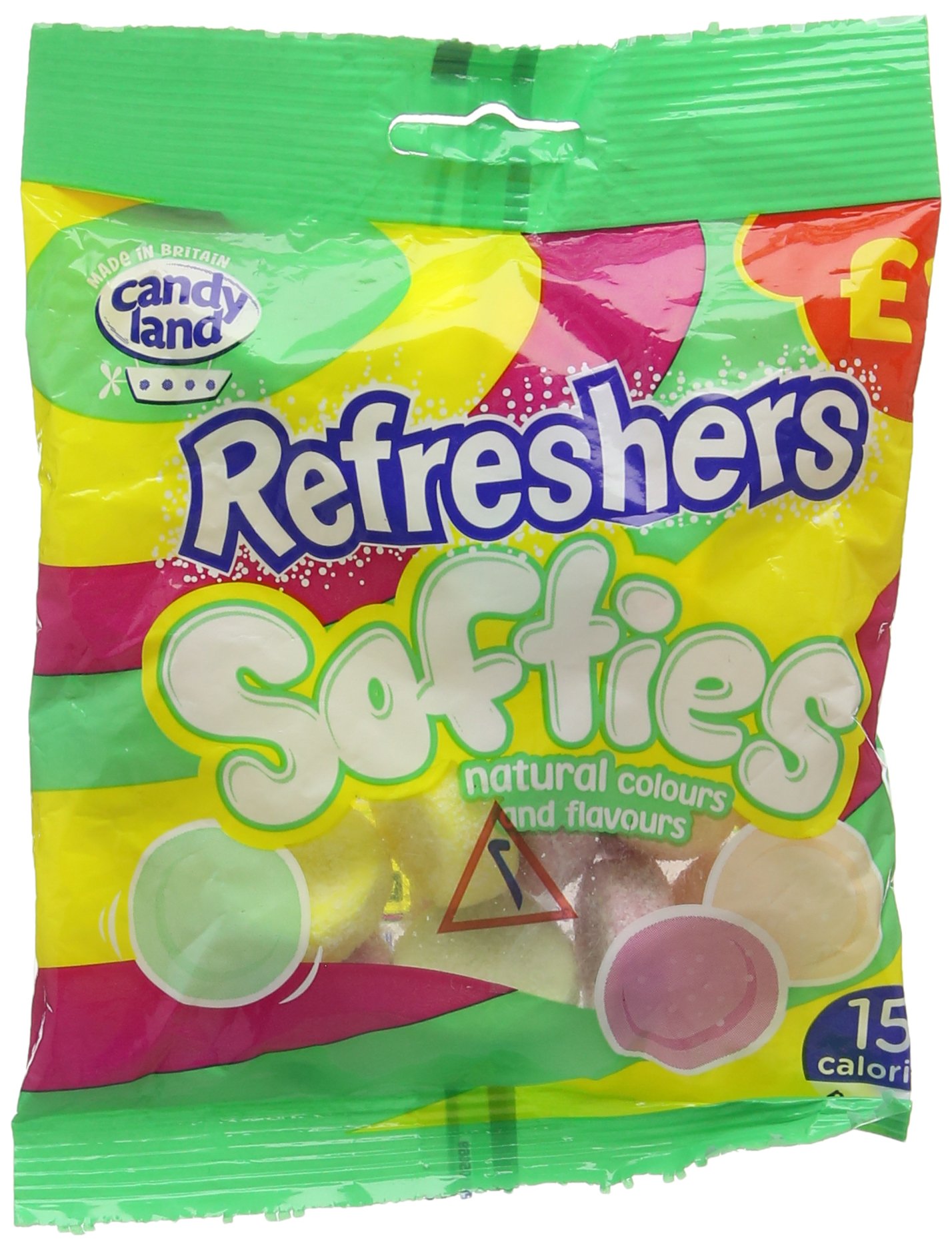 Candyland Refresher Softies 120 g (Pack of 12) : Amazon.co.uk: Grocery