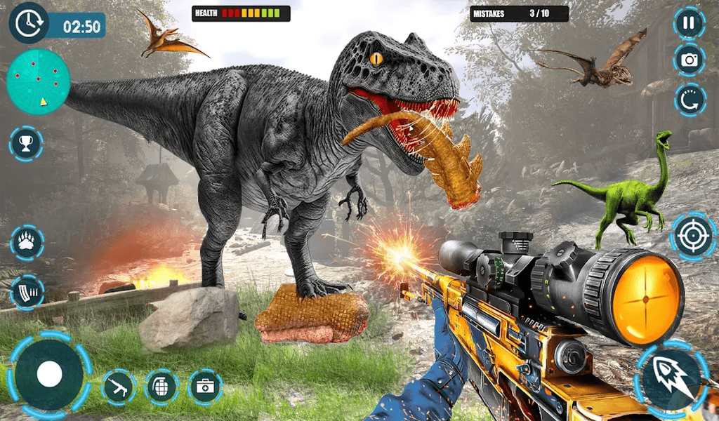 Dino Jurassic Dinosaur Games : Wild Hunter 3D and New Dinosaur 2025 ...