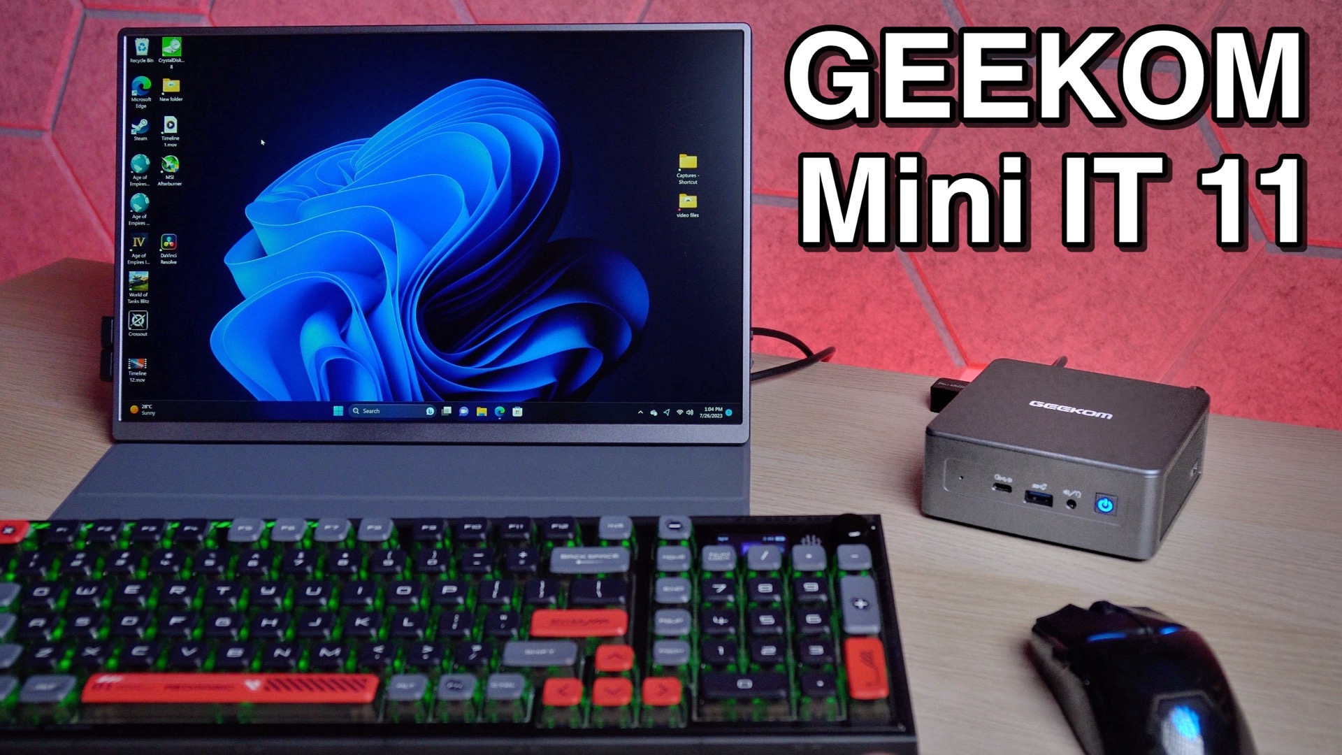 Watch Geekom Mini IT 11 Mini PC Review - Powerful Core i7 11390H on ...