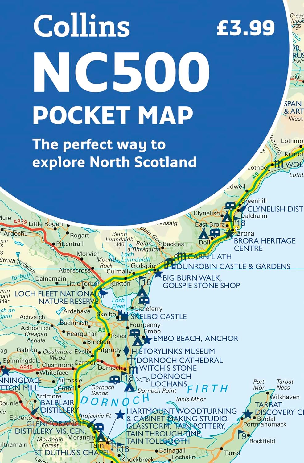 NC500 Pocket Map: The Perfect Way to Explore North Scotland: Collins ...
