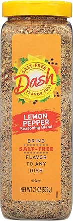 Dash Salt-Free Seasoning Blend, Lemon Pepper, 21 Ounce : Amazon.ae: Grocery