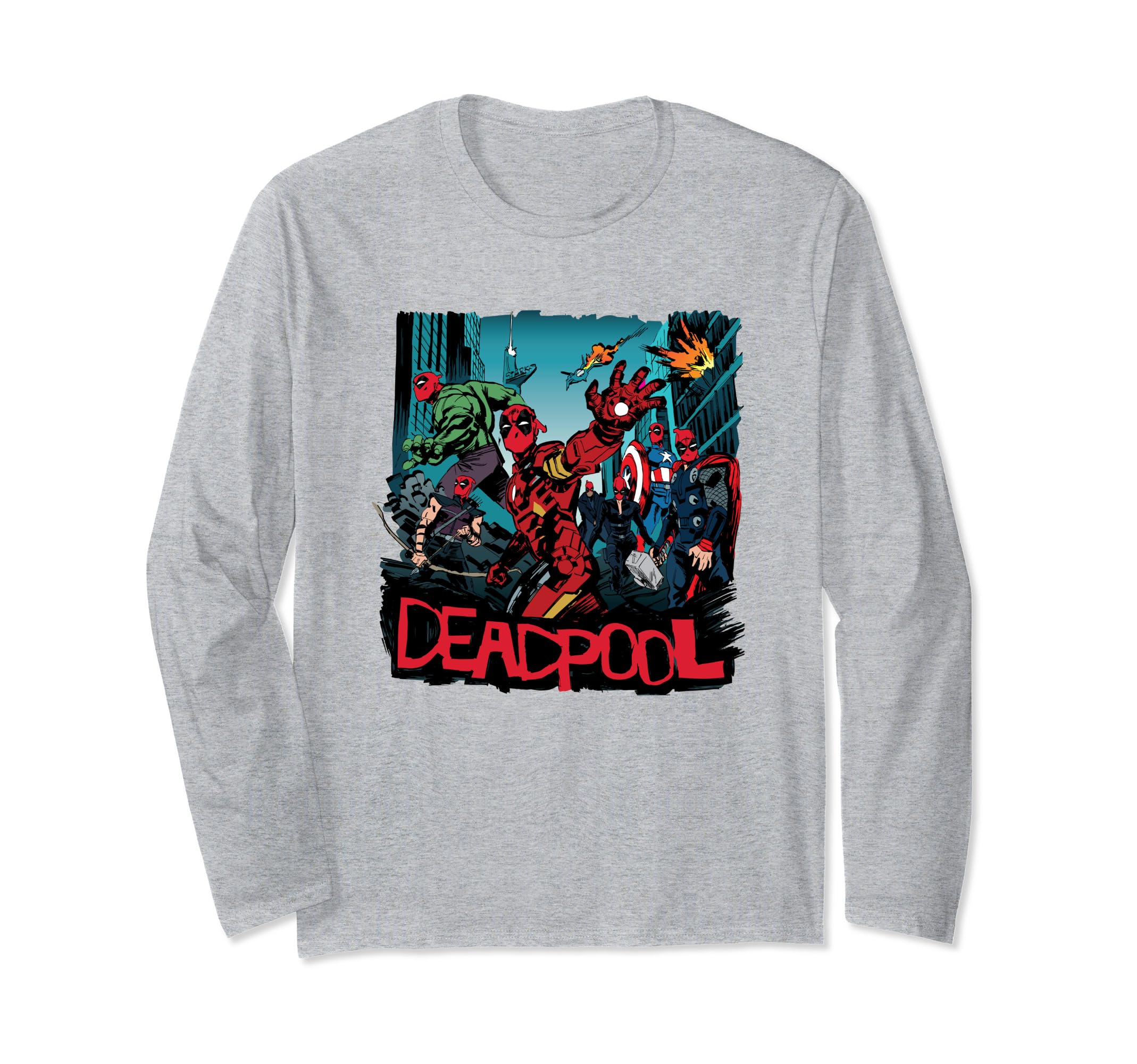 Amazon.com: Marvel Deadpool & Wolverine Avengers Assemble Like Deadpool ...