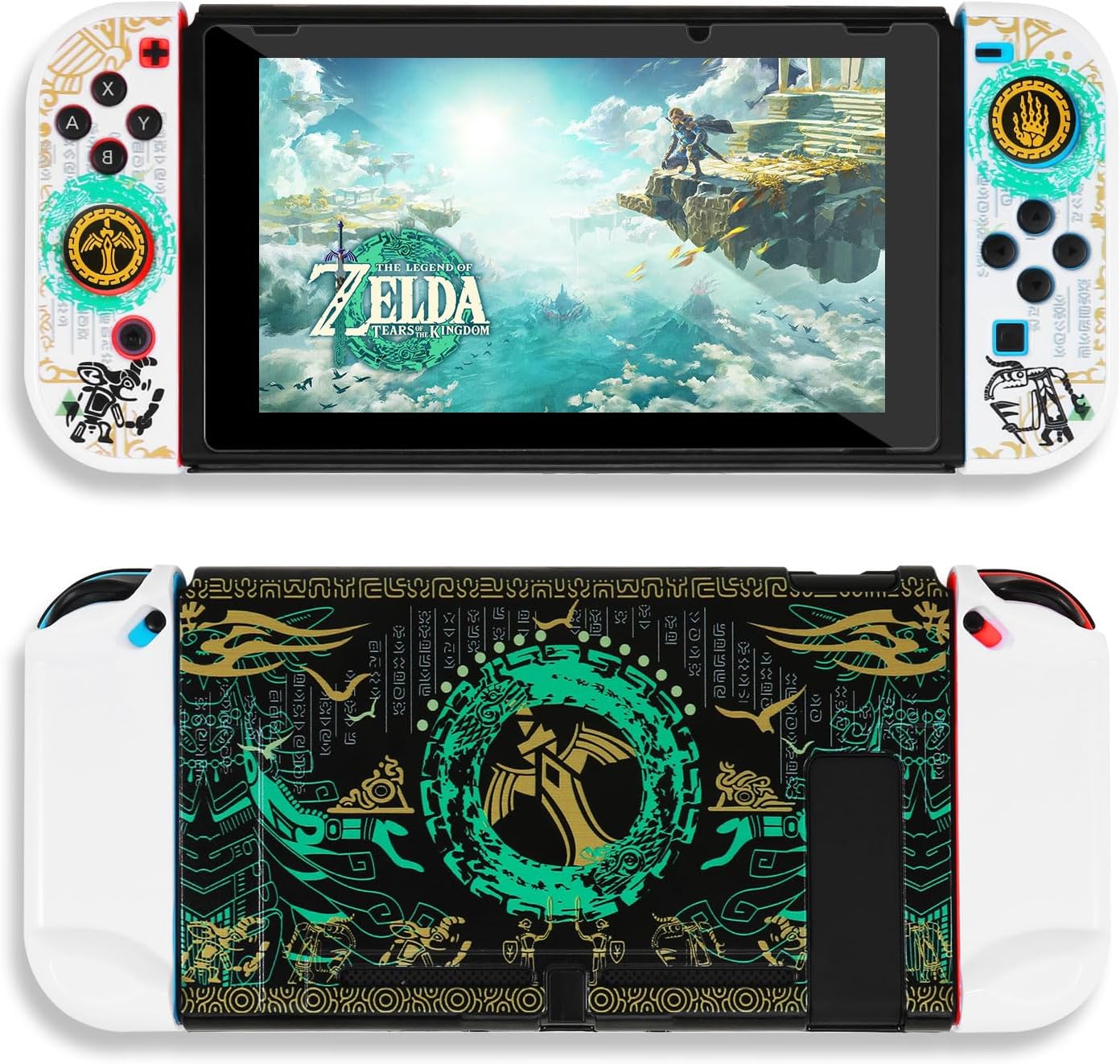 Amazon.com: Yebowe for Switch Protective Case Dockable Hard Shell ...