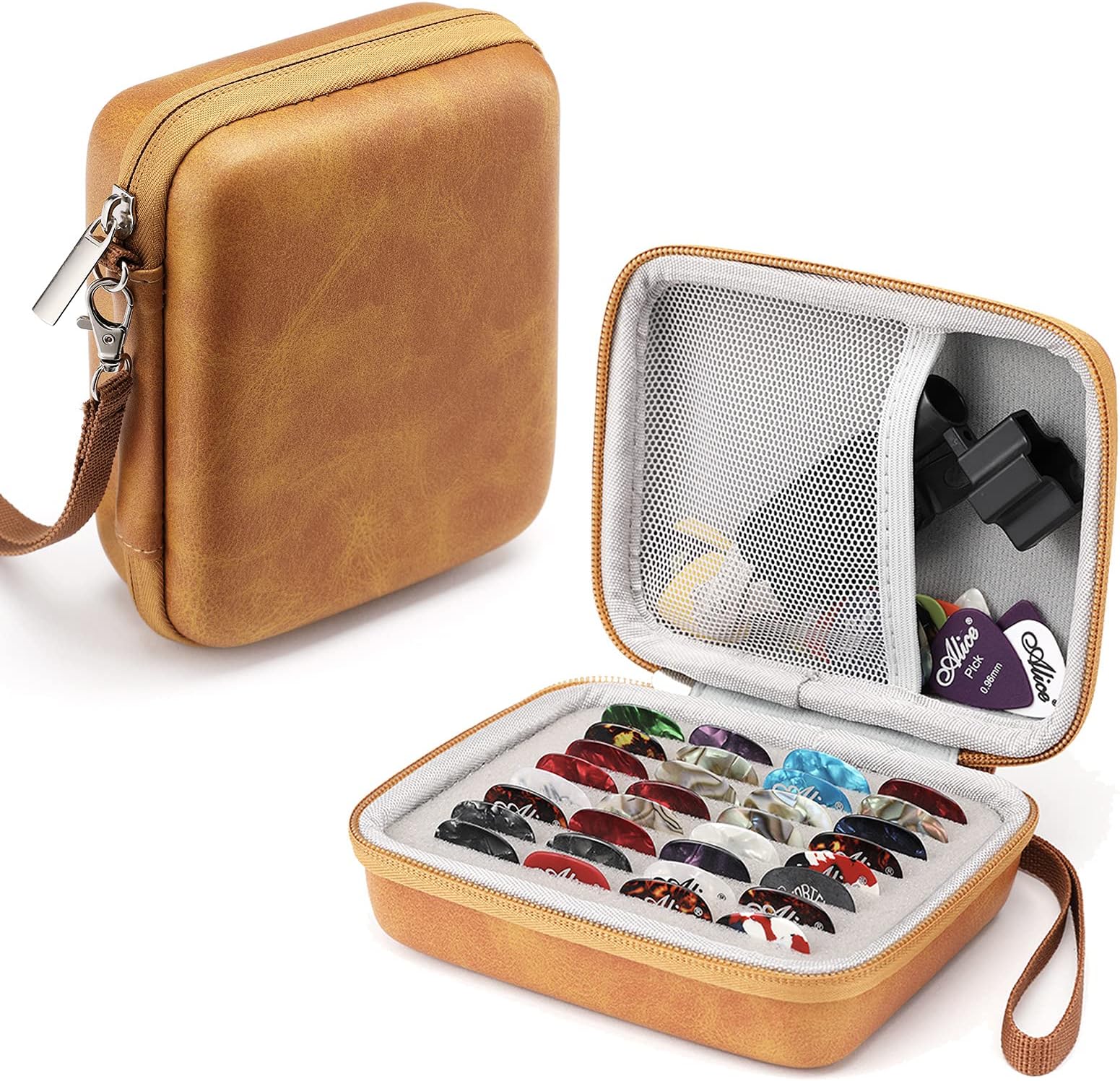 Amazon.com: COOZOOM Guitar Pick Holder Case Compatible for Fender ...