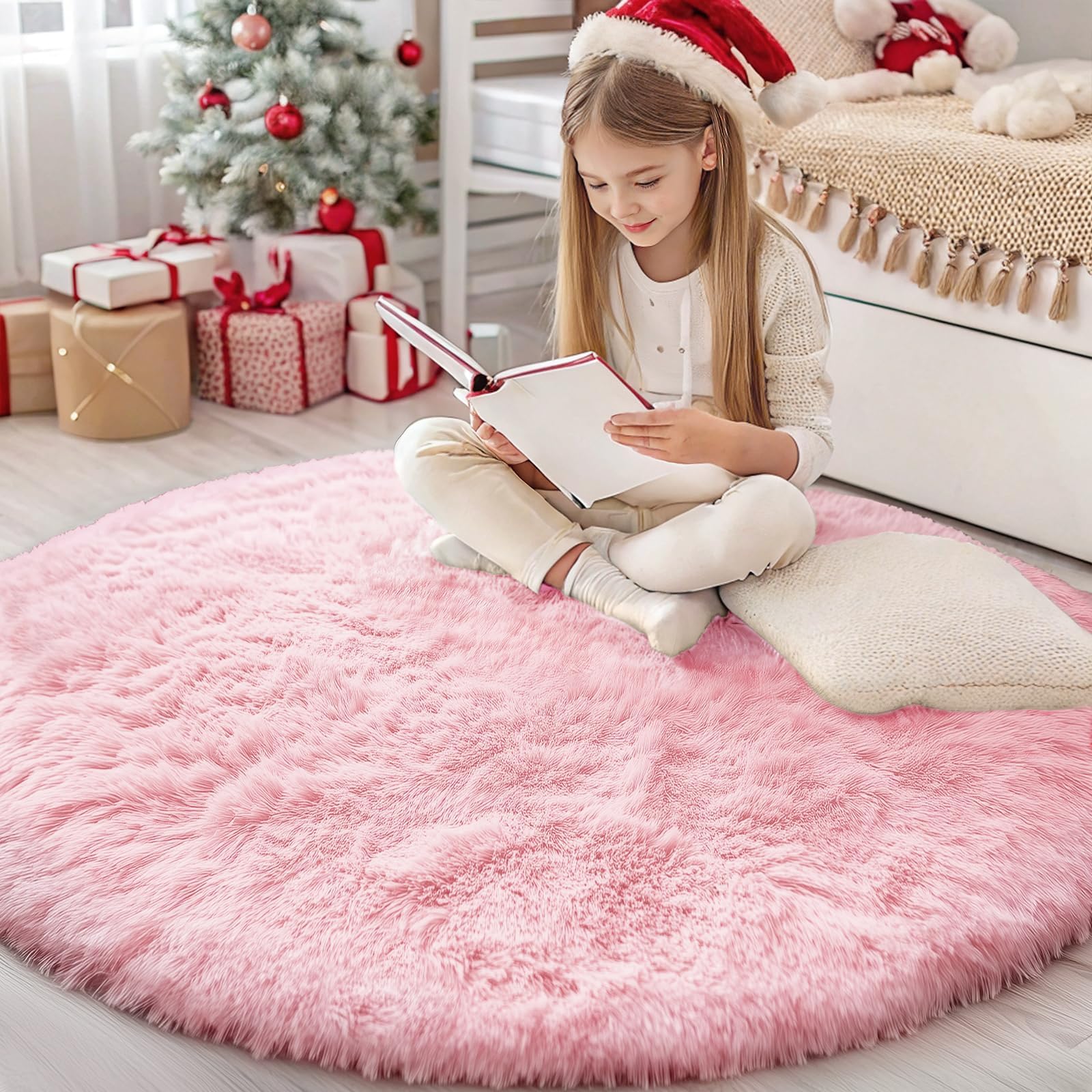 Amazon.com: Scceatti Soft Fluffy Rugs - 16x12In Washable Bathroom ...