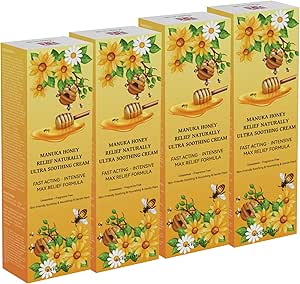 Amazon.com: DRUOUO 4 PCS Organic Natural Manuka Honey Eczema Ointment ...