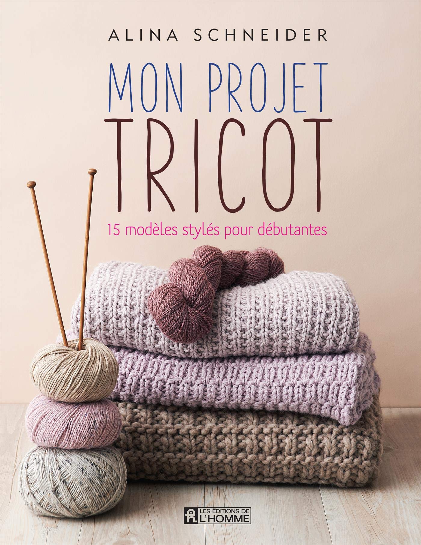 Mon projet tricot: 15 modèles stylés pour débutantes : Schneider, Alina ...