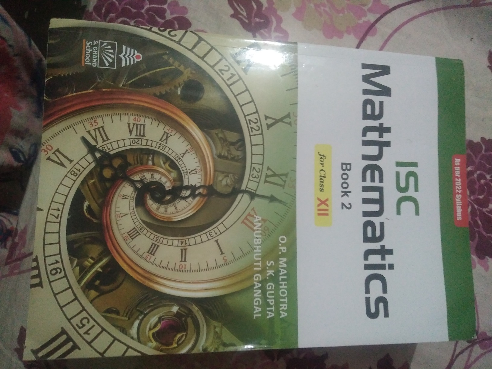 ISC MATHEMATICS BOOK II CLASS 12 | O. P. MALHOTRA | S. K. GUPTA ...