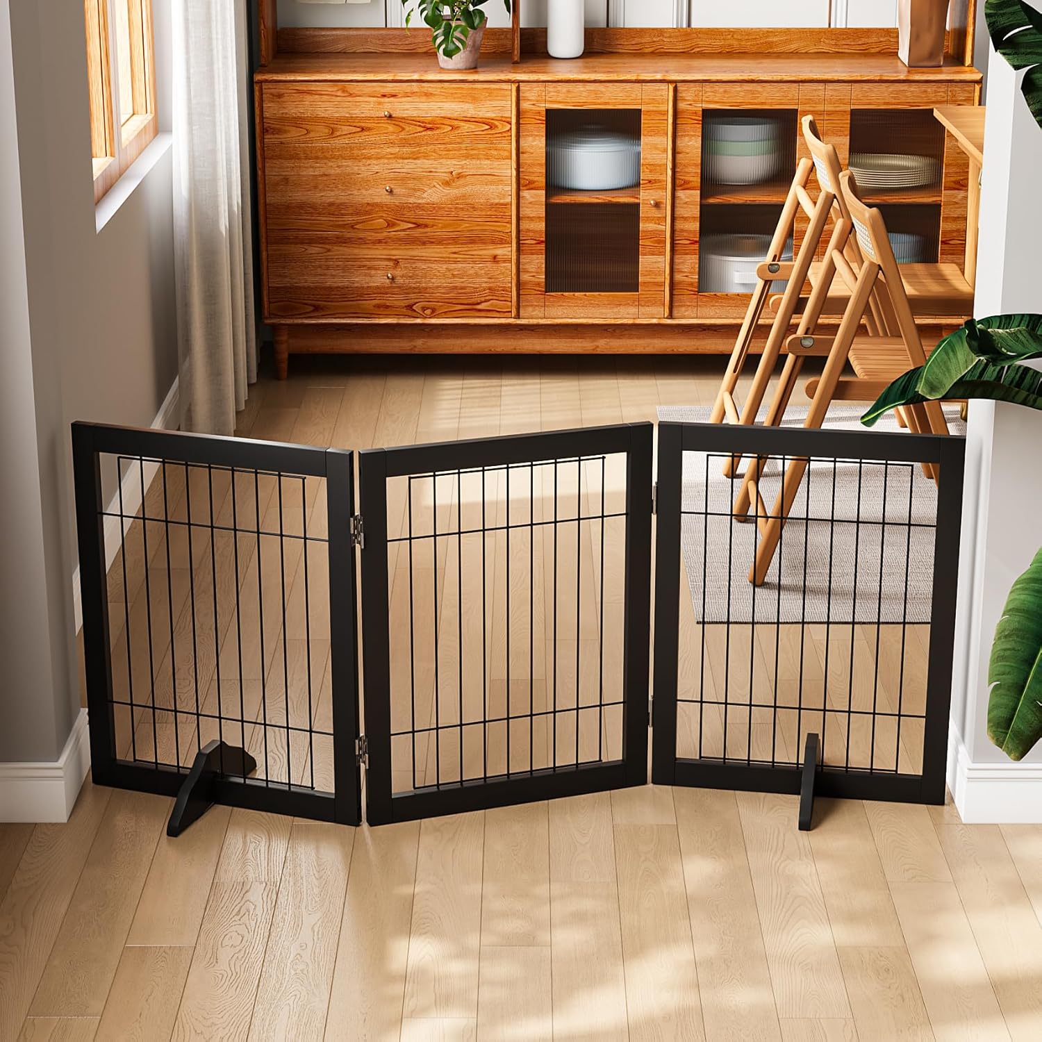 Mino Kesper Wire Dog Gate, Indoor Dog Gates for The House, Doorways ...