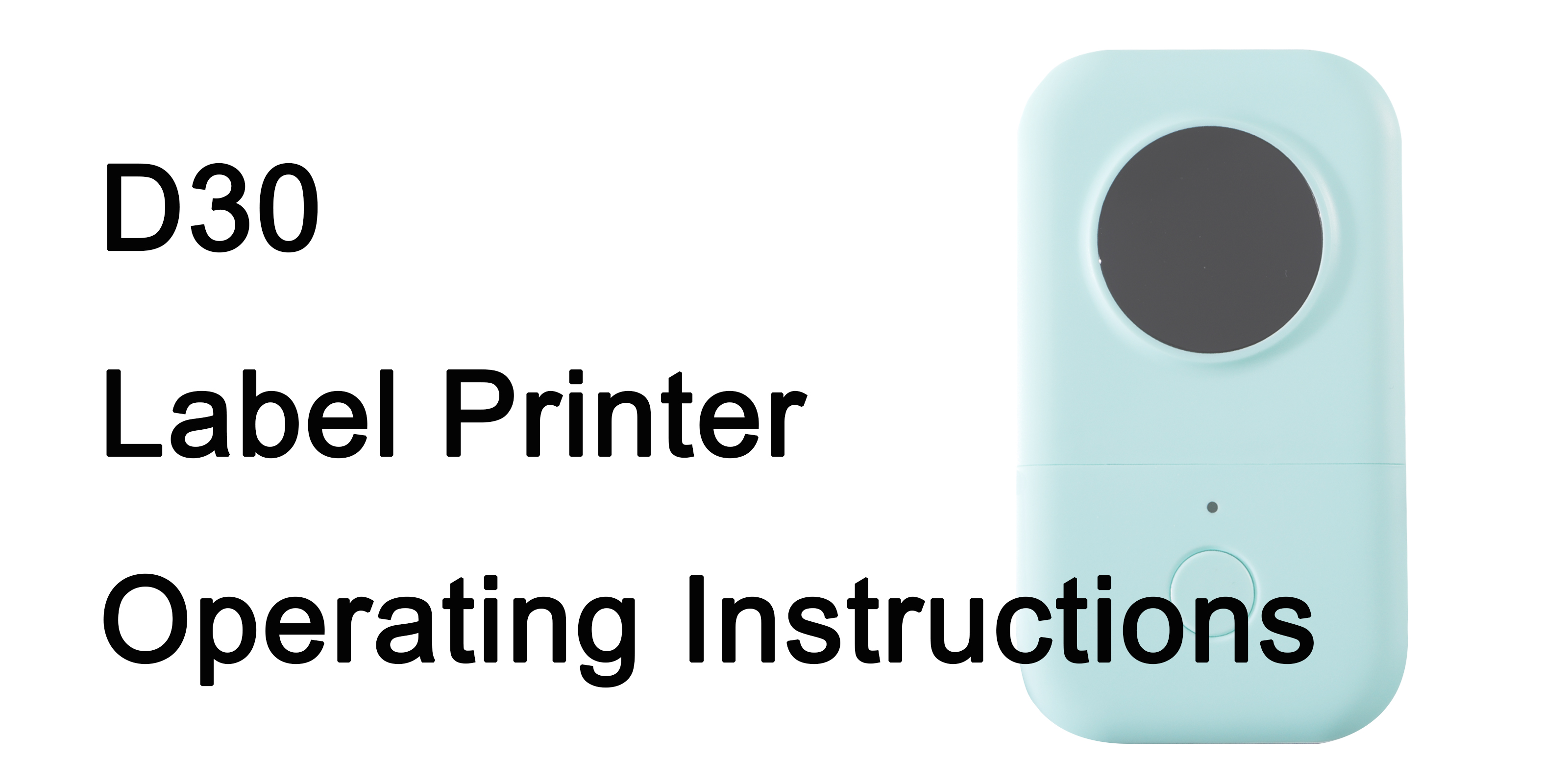 Watch D30 Label Printer Operating Instructions on Amazon Live