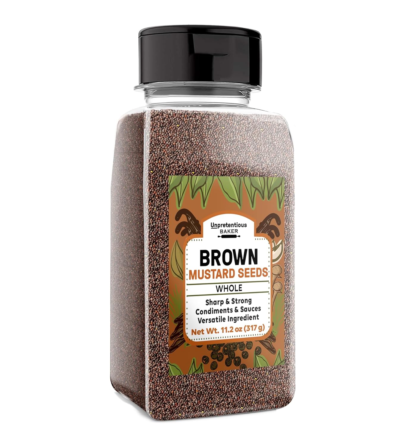 Amazon.com : Unpretentious Brown Mustard Seeds, 11.2 oz, Sharp & Strong ...