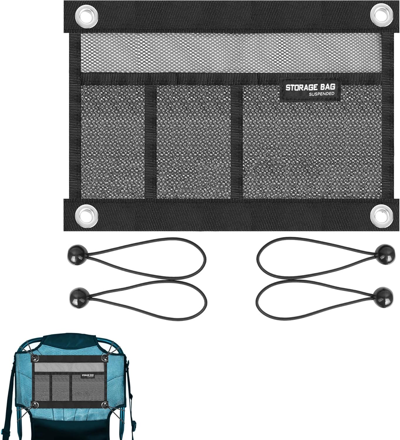 Amazon.com: Mesh Storage Bag Boat Storage Bag Marine Suspended Storage ...