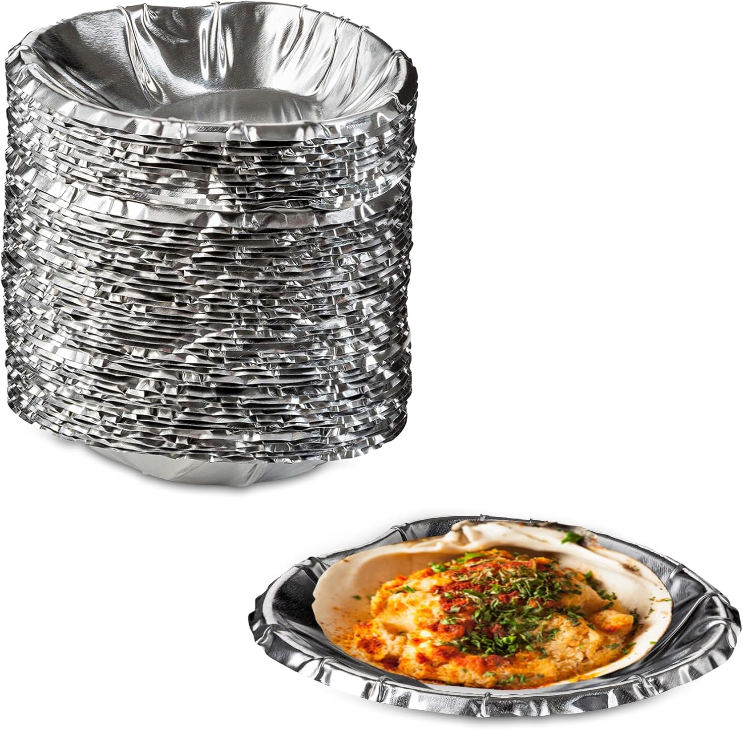 Amazon.com: MT Products Aluminum Foil Clam Shells - Disposable Pie Tins ...