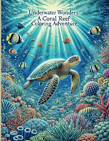 Amazon.com: Underwater Wonders: A Coral Reef Coloring Adventure: Relax ...