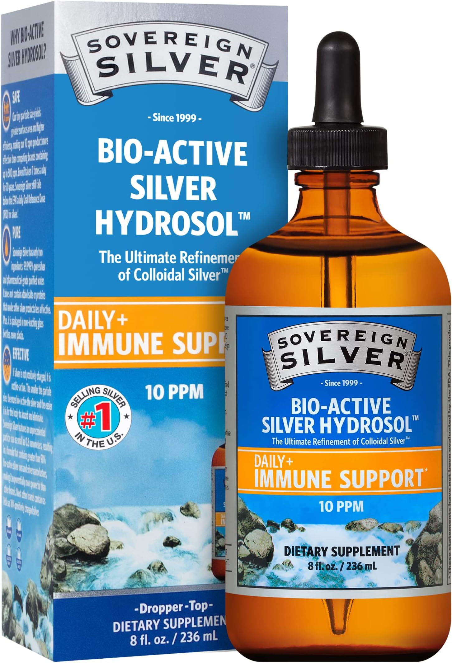 Amazon.com: Sovereign Silver Bio-Active Silver Hydrosol for Immune ...