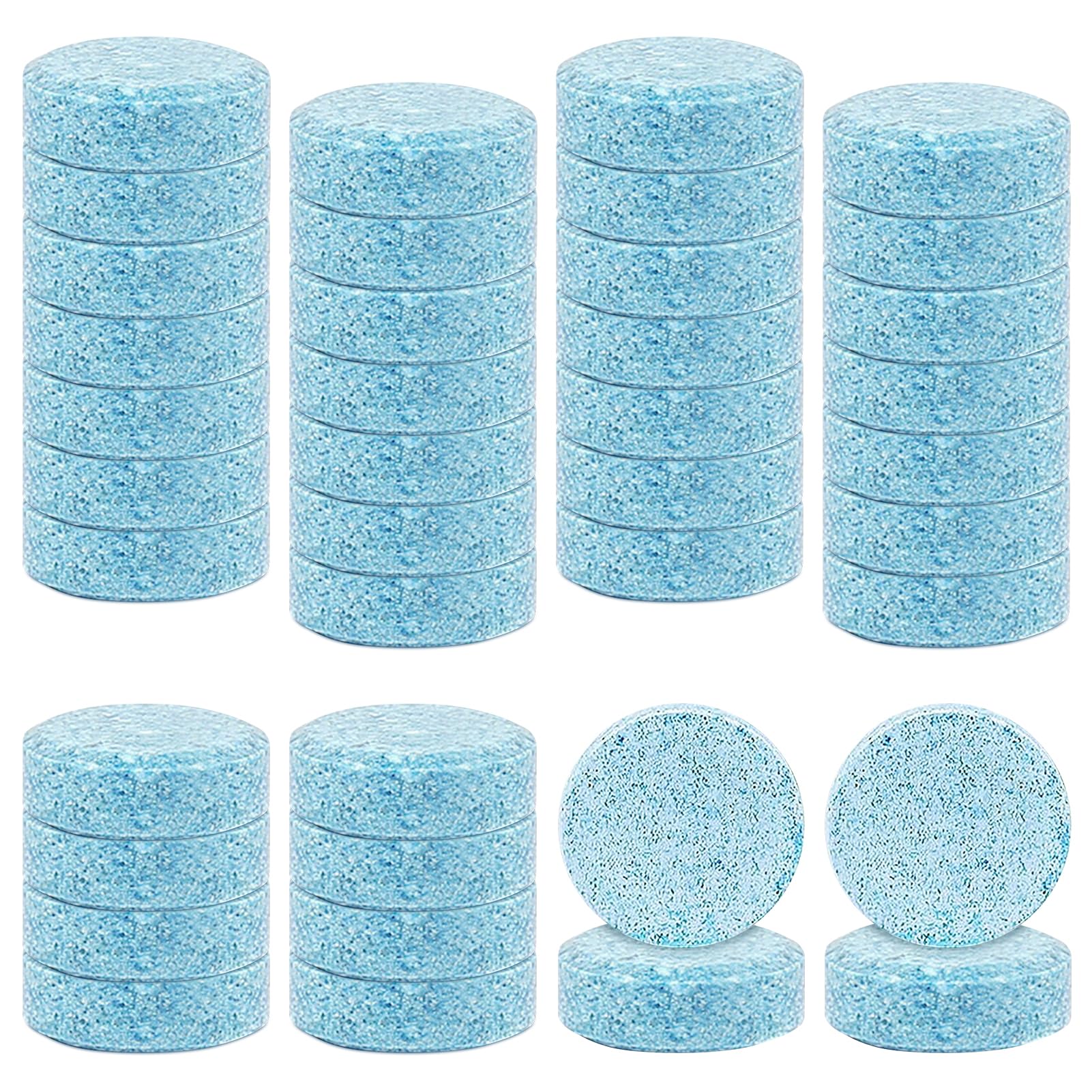 40Pcs Car Screenwash Tablets, Concentrated Solid Windscreen Washer ...