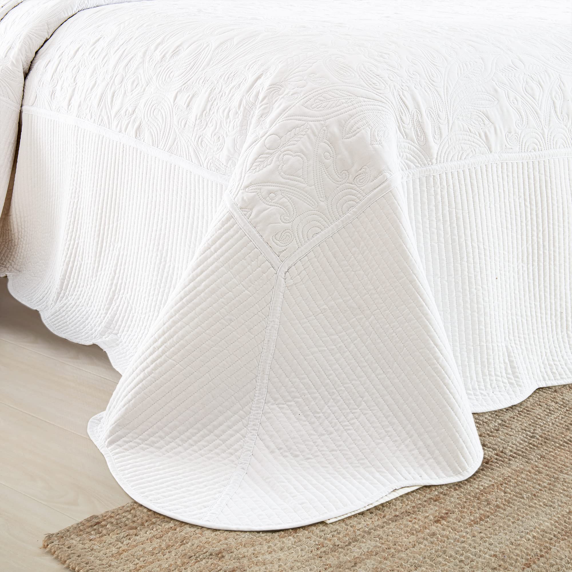 Snapklik.com : HoneiLife California King Quilt - Oversized King Bedspreads 120x120