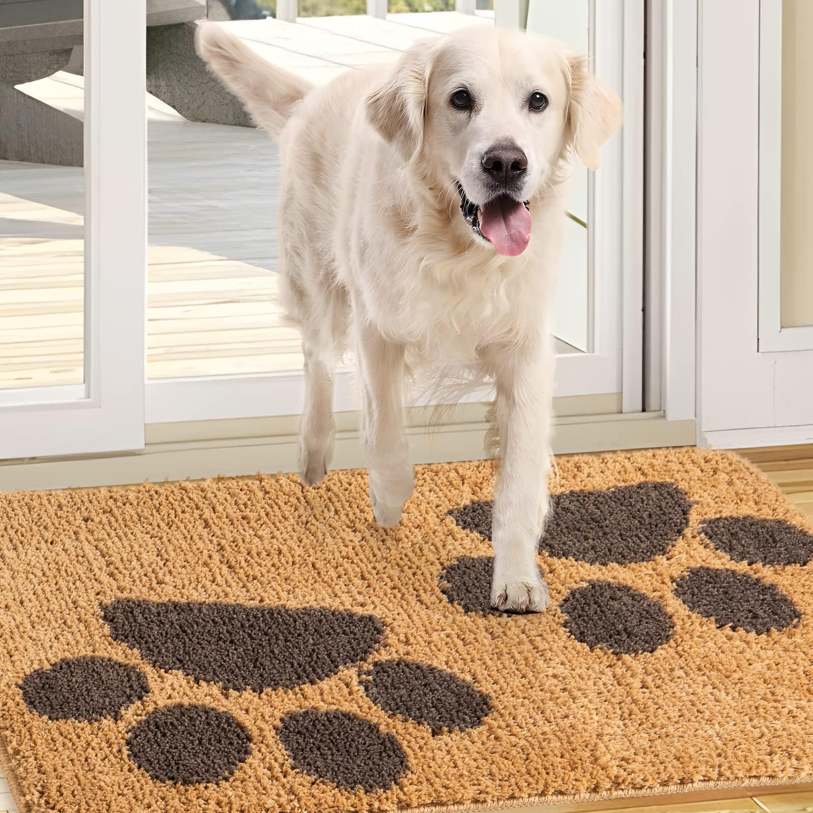 Amazon.com : QYJinlida Pet Bed Mat, 19.5" x 31.5", Dog Door Mat, Non ...
