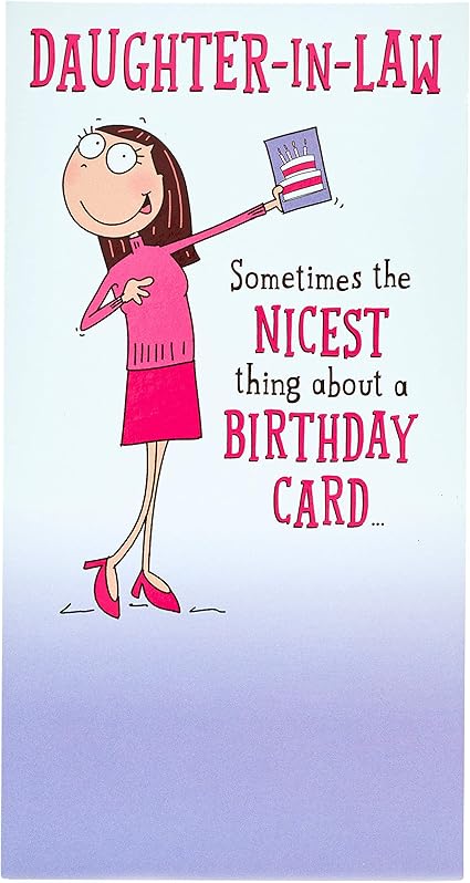 Daughter in Law Birthday Card Funny Birthday Card For Daughter in Law daughter-in-law-birthday-card-funny-birthday-card-for-daughter-in-law