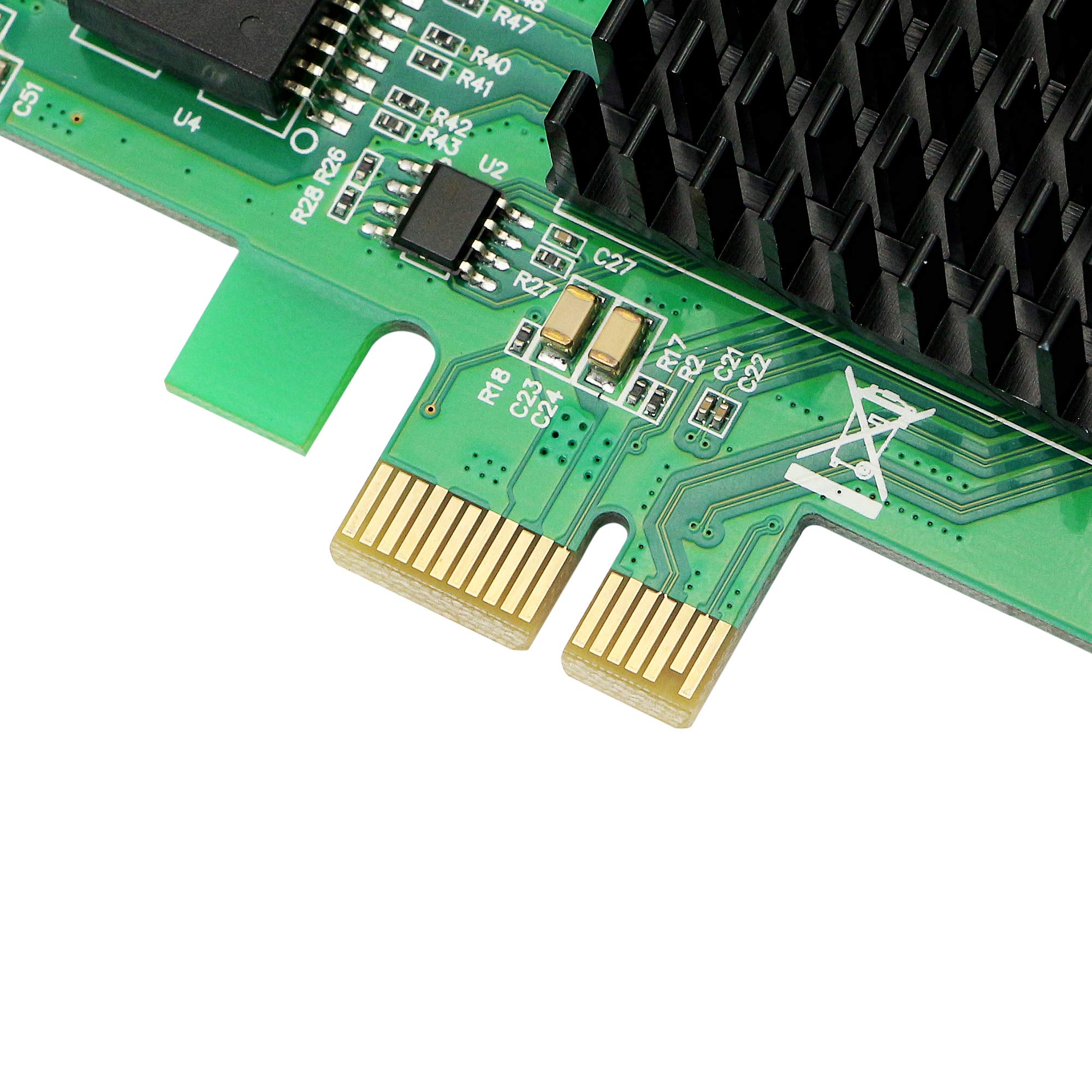 Cerrxian Dual Port Gigabit Ethernet Pci Express Pci E 1 | Desertcart ...