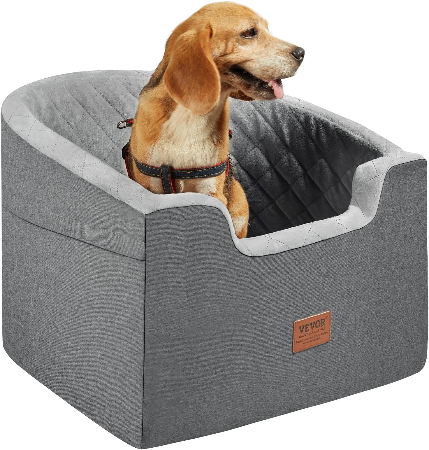 Amazon.com: VEVOR Dog Car Seat, Waterproof Dog Booster Seat for Car ...