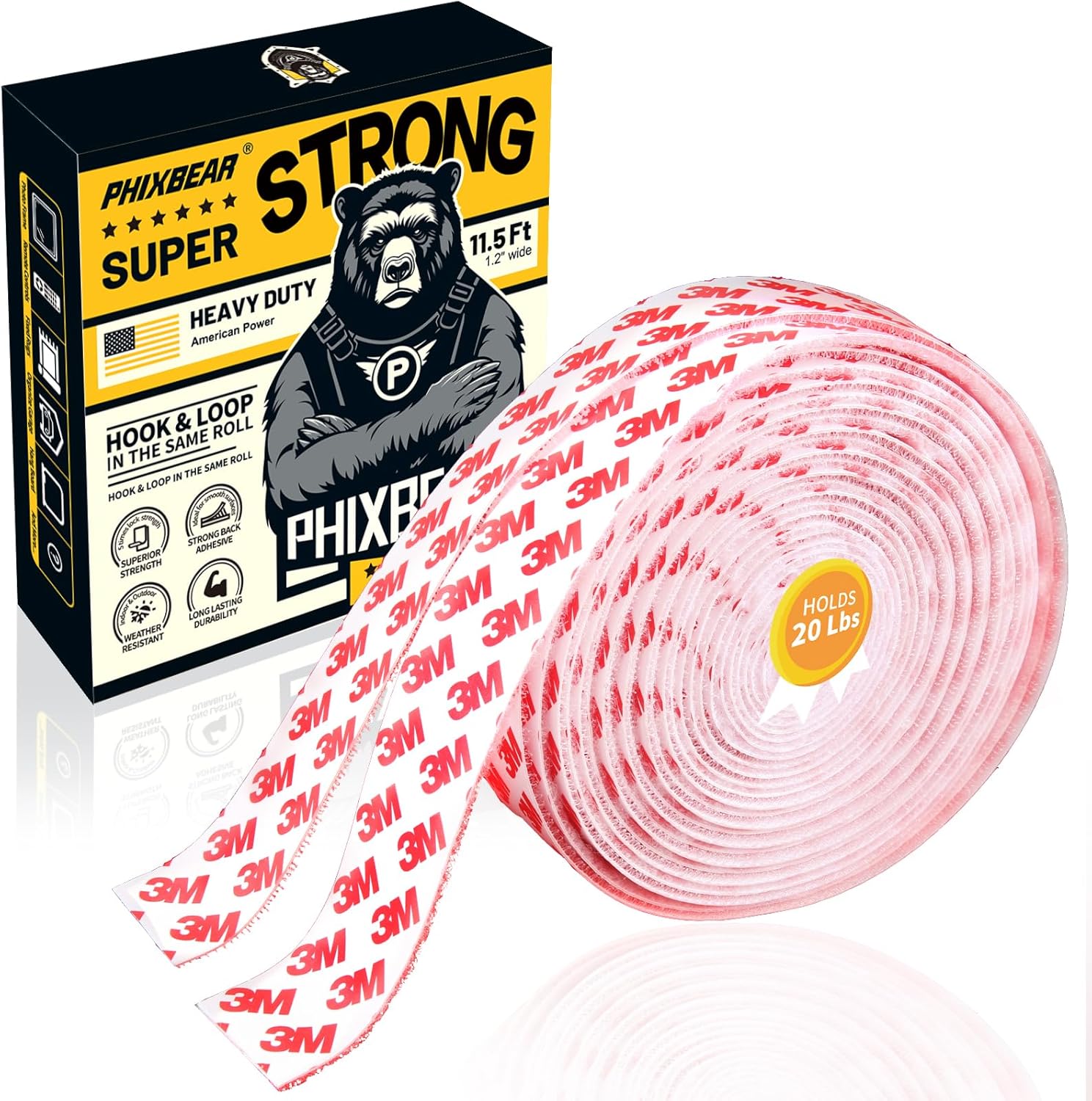 Industrial Strength Hook and Loop Tape Heavy Duty Waterproof, Outdoor ...